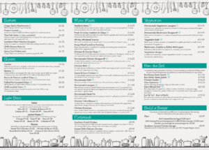Menus - The Countryman